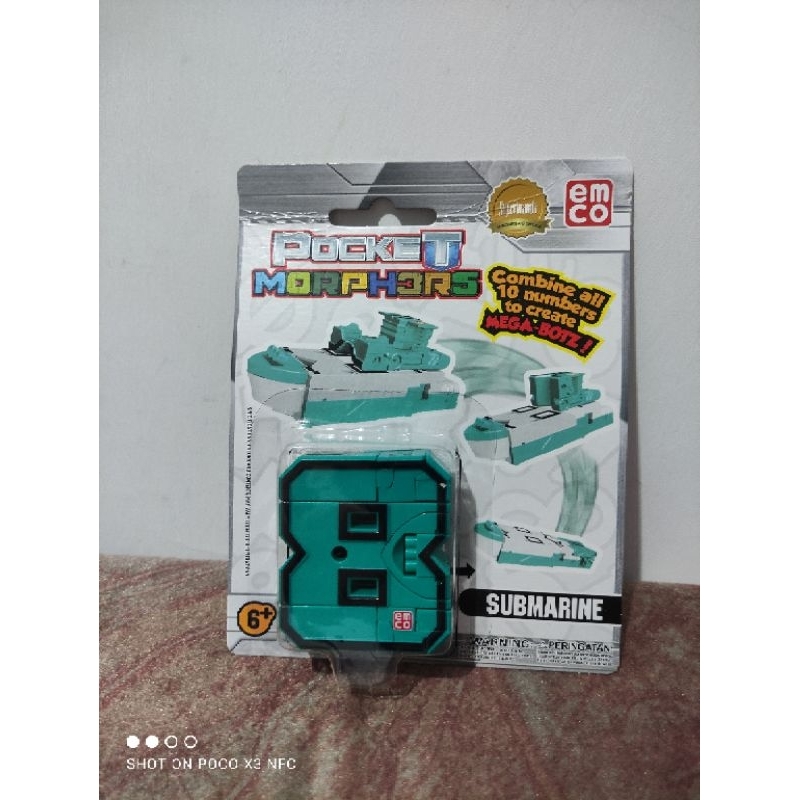 Jual EMCO MEGA BOTZ POCKET MORPHERS - Number 8/ Angka 8 | Shopee Indonesia
