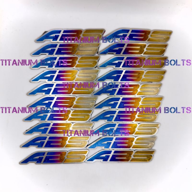 Jual Emblem Titanium ABS Honda Titanium Bolts GR5 Original | Shopee ...