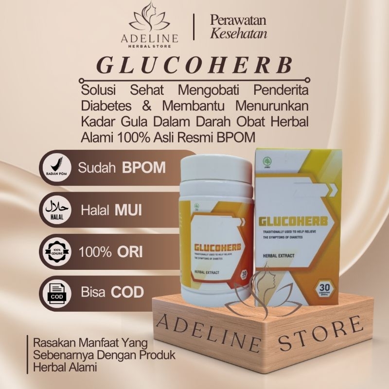 Jual Glucoherb Asli Original Obat Herbal Diabetes Ampuh Menurunkan ...