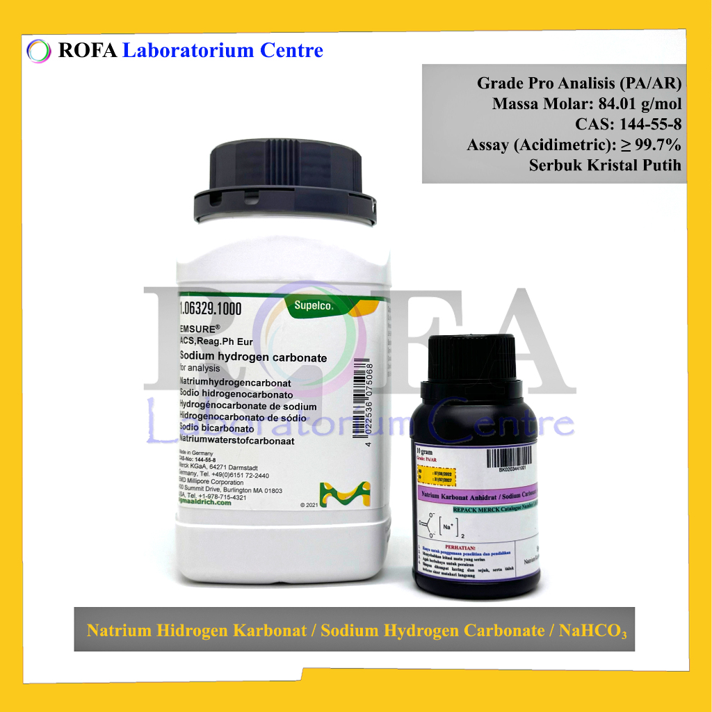 Jual Natrium Hidrogen Karbonat / Sodium Hydrogen Carbonate / NaHCO3 Pro ...