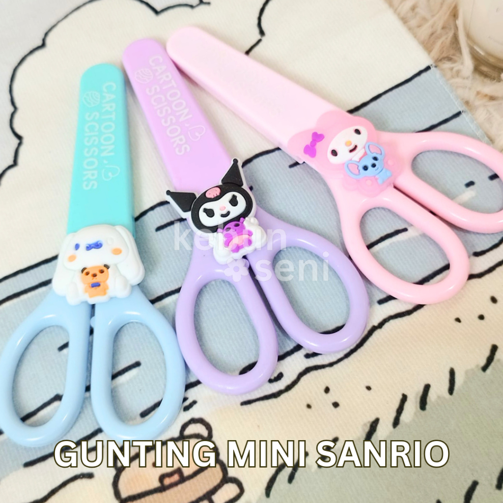 Jual Gunting Mini dengan Cover Karakter Animasi Jepang Sanrio Kuromi ...