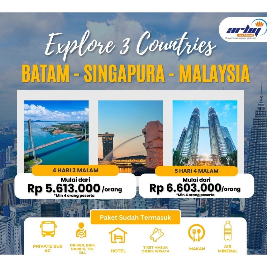 Jual PAKET WISATA BATAM SINGAPURA MALAYSIA | Shopee Indonesia