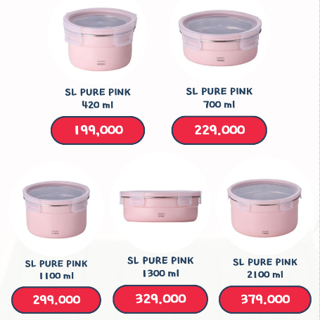 Jual STENLOCK PURE ROUND PINK SERIES | Shopee Indonesia