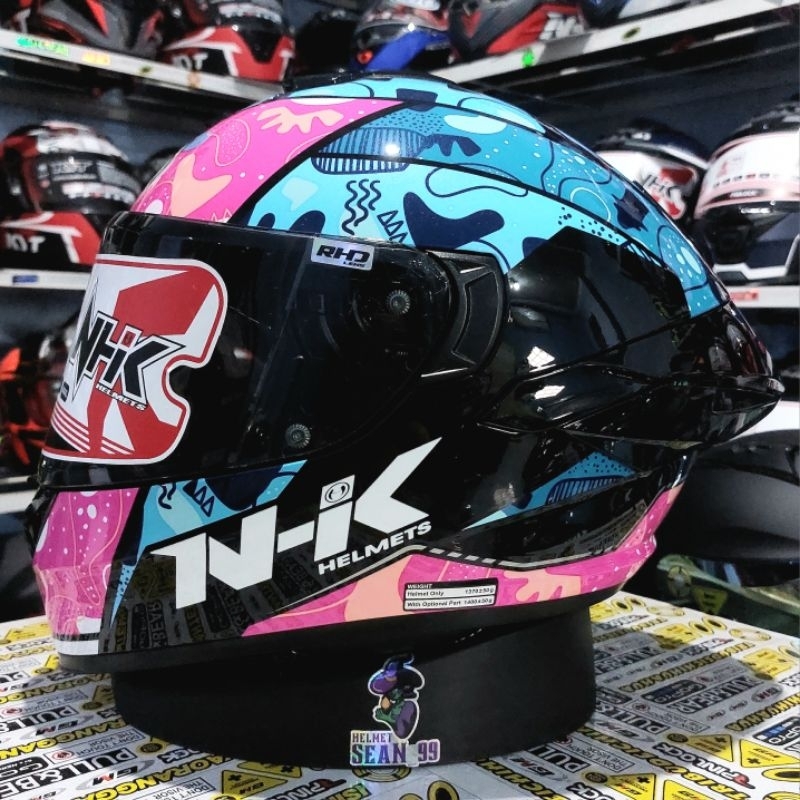 Jual HELM NHK MARK 1 ELITE BAKTERIA ALL WARNA FULL FACE ORIGINAL SNI ...