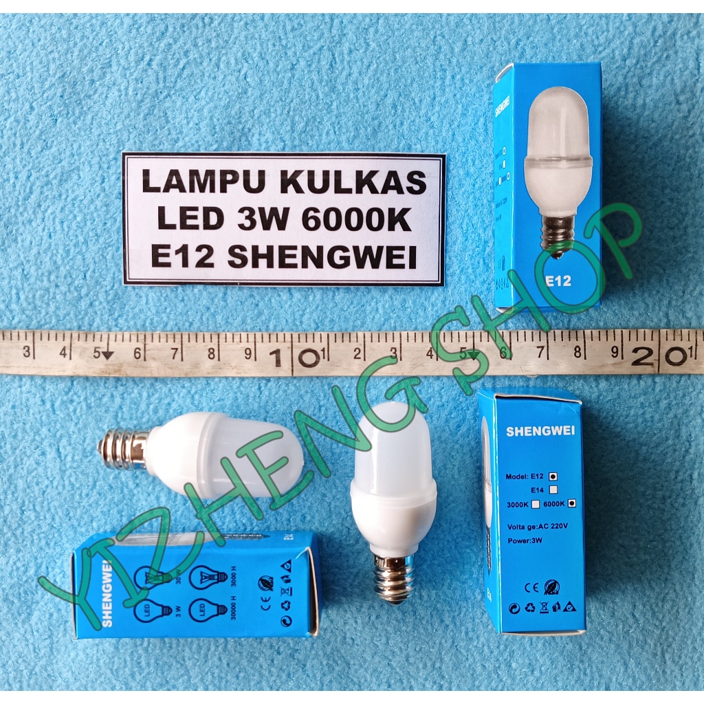 Jual LAMPU KULKAS LED E12 3W (6000K) SHENGWEI | Shopee Indonesia