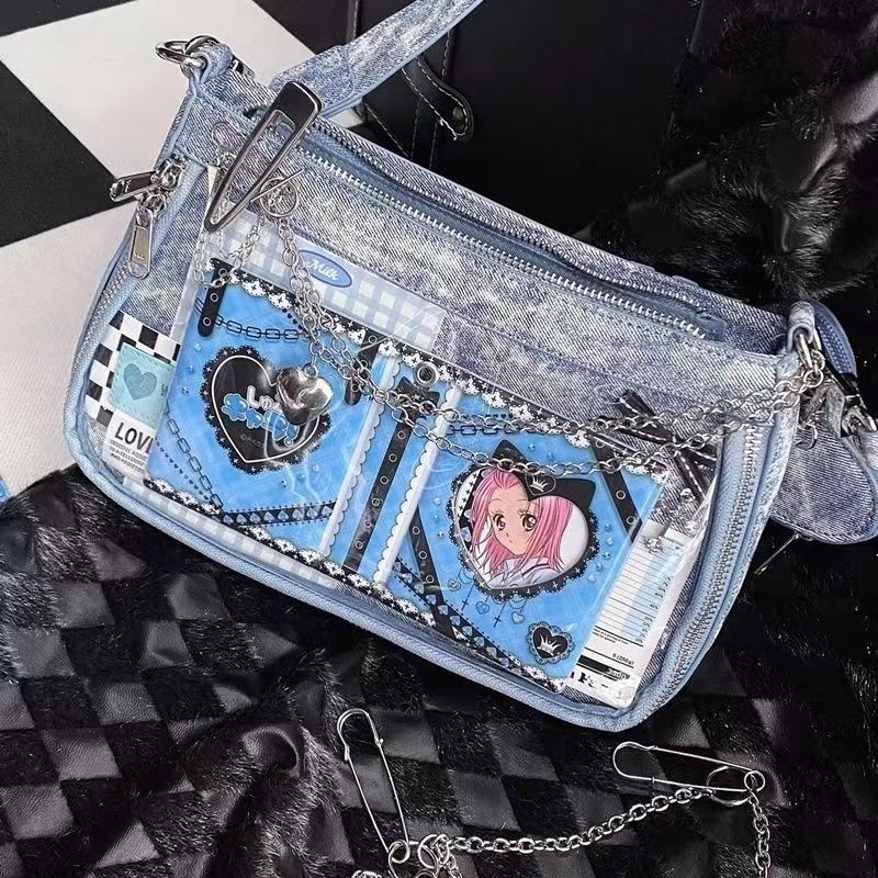 Jual [READY STOCK] itabag tas slempang untuk boneka tas jeans itabag ...