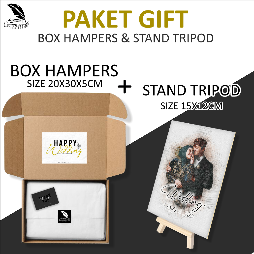 Jual PAKET KADO BOX HAMPERS DAN STAND KAYU REKOMENDASI UNTUK SKETSA ...