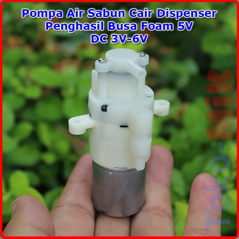 Jual Pompa Dispenser Air Sabun Cair Penghasil Busa Foam Maker 5V DC 3V ...