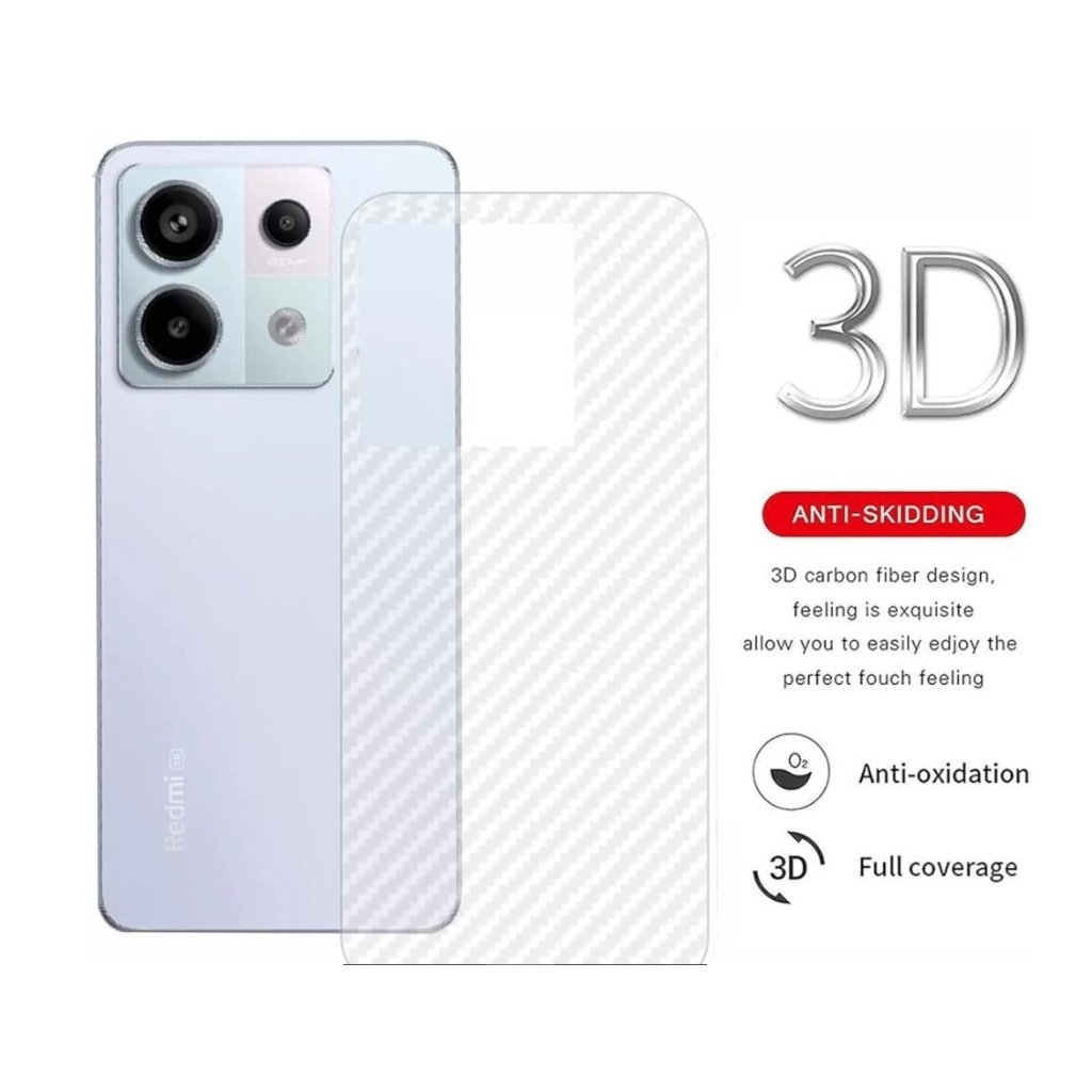 Jual Garskin Carbon Redmi Note 13 5G 4G / Note13 Pro 4G 5G Back Soft ...