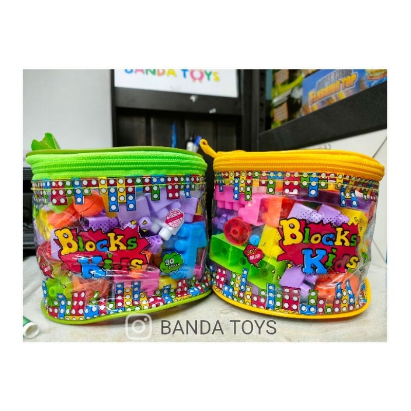 Jual Mainan Lego Block Balok Susun Isi 90 Pcs | Shopee Indonesia