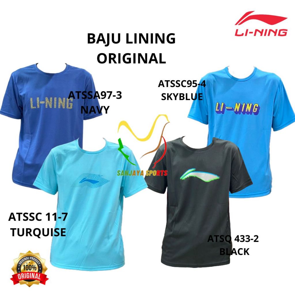 Jual BAJU LINING BADMINTON BULUTANGKIS LINING ATSSC95 ATSS479 ATSQ433 ...