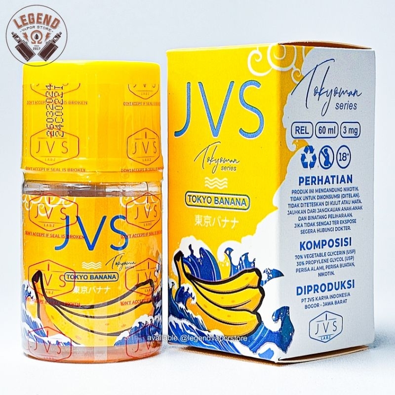 Jual FREEBASE - LIQUID TOKYOMAN Tokyo Banana 60ML 3MG 6MG AUTHENTIC ...