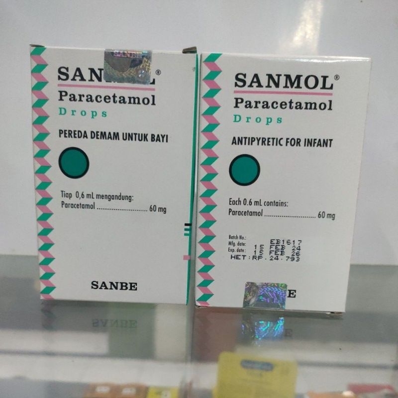 Jual Sanmol Paracetamol Drop 60ml | Shopee Indonesia