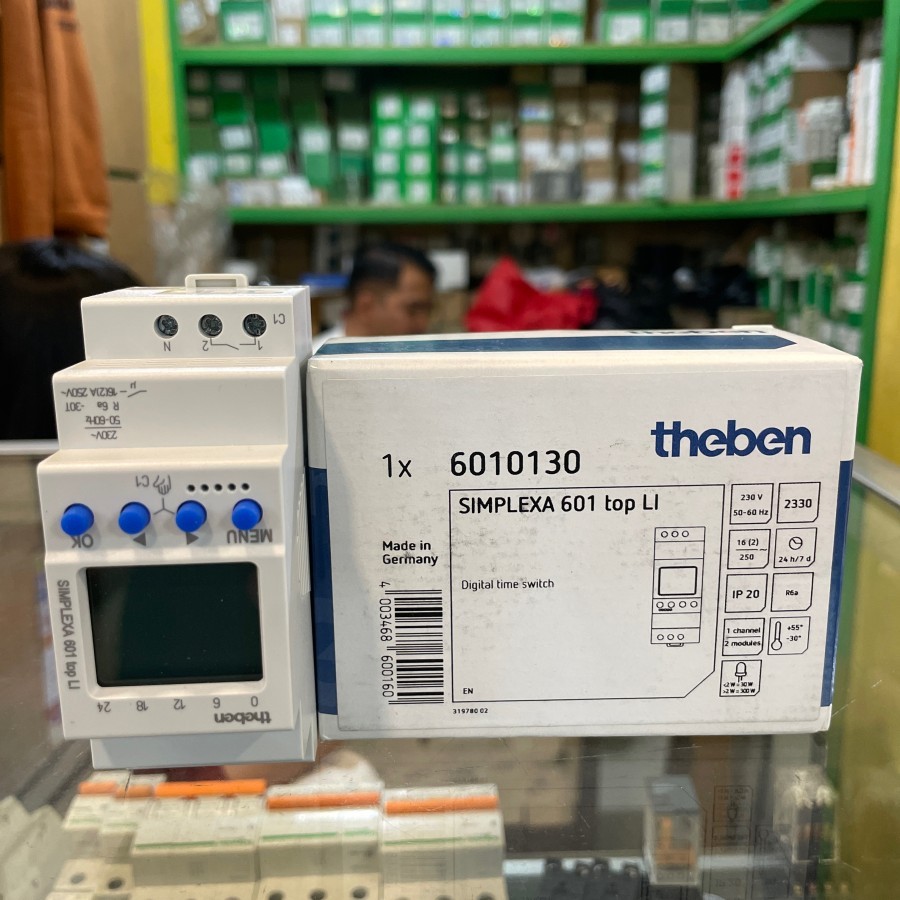 Jual TIMER SWITCH THEBEN DIGITAL SIMPLEXA 601 ORIGINAL TIMER SWITCH ...