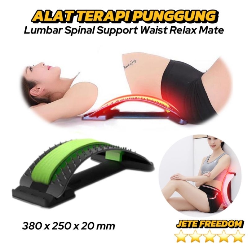 Jual Alat Terapi Sakit Punggung Pinggang dan Tulang Belakang Bungkuk Lumbar Sandaran Alat Pijat ...