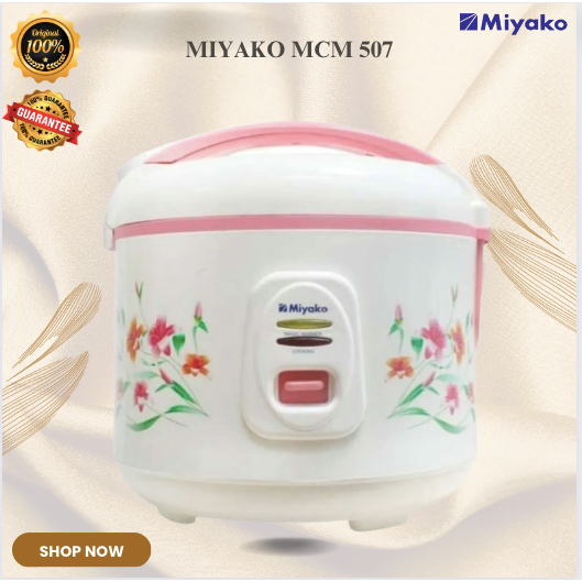 Jual MIYAKO RICE COOKER MCM 507 MAGIC WARMER PLUS/MCM507/MCM-507/ 100 ...