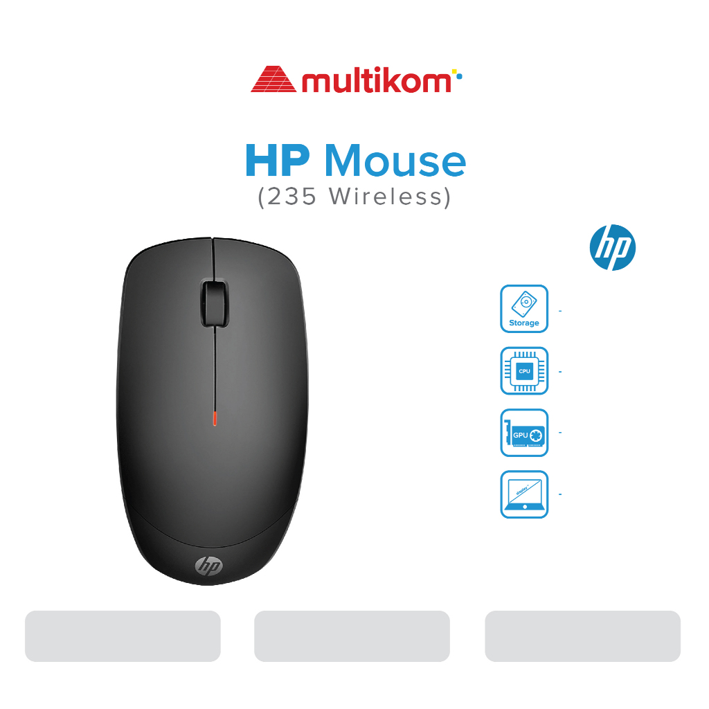 Jual Mouse HP 235 Slim Wireless Mouse (4E407AA) | Shopee Indonesia