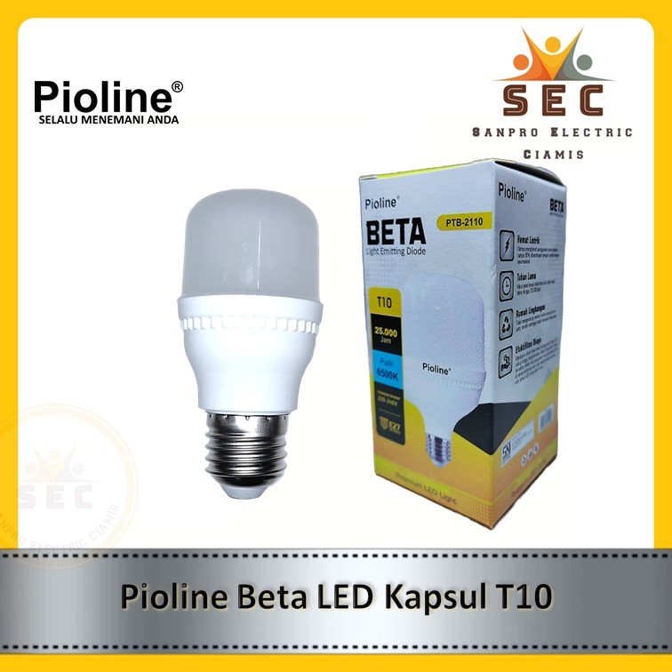Jual Lampu Pioline LED Kapsul Beta T 10 kualitas bagus SNI | Shopee Indonesia