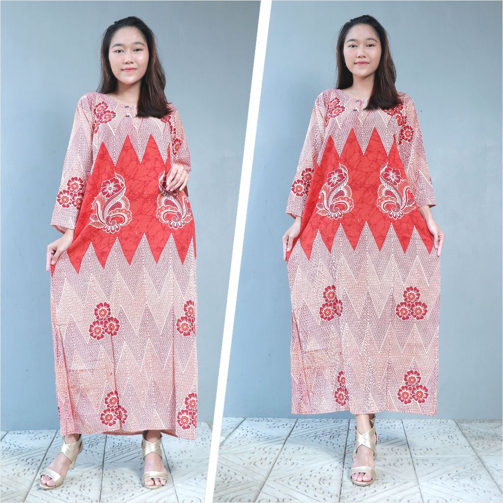 Jual Daster Batik Lengan Panjang Baju Daster Lengan Panjang Longdress ... Jual Daster Batik Lengan Panjang Baju Daster Lengan Panjang Longdress ...