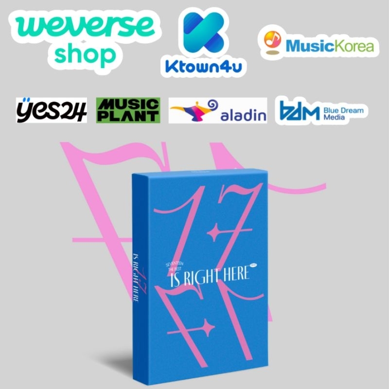 Jual [SEALED+POB] SEVENTEEN BEST ALBUM "17 IS RIGHT HERE" DEAR VER WEVERSE KTOWN4U YES24 ALADIN ...