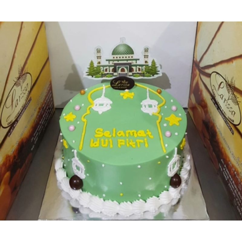 Jual Black forest edisi lebaran - kue tart lebaran - cake tema idul ...