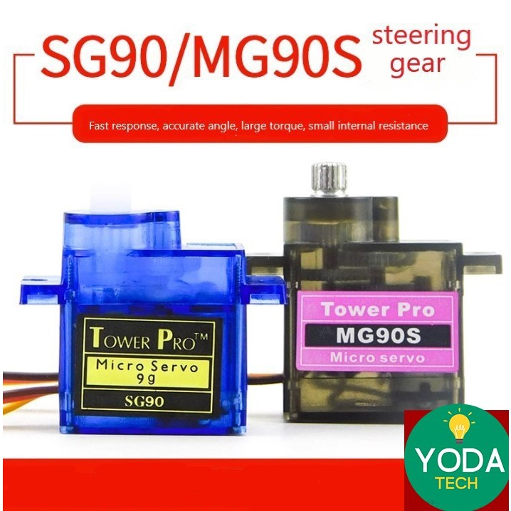 Jual Motor SG90/ MG90S Micro Servo Arduino (7400) | Shopee Indonesia