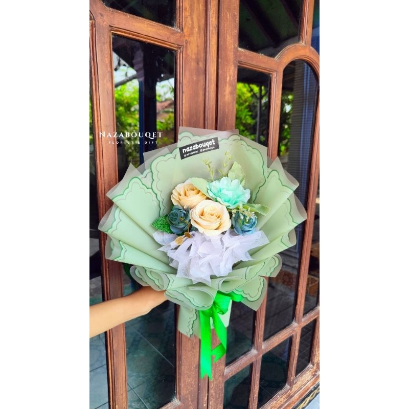 Jual NAZABOUQET - BUKET BUNGA ARTIFICIAL MURAH FREE KARTU UCAPAN ...
