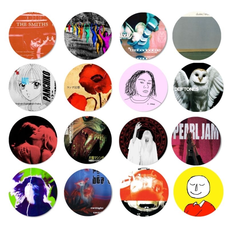 Jual PIN BUTTON 4,4 GLOSSY - BAND PIN BUTTON, ALBUM COVER, AESTHETIC ...