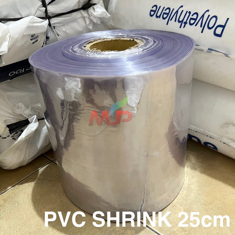 Jual PVC SHRINK LEBAR 25CM TEBAL 30 MICRON / PLASTIK SEGEL PLASTIK ...