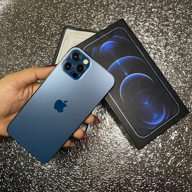 Jual IPHONE 12 PRO 128GB PASIFIC BLUE | Shopee Indonesia