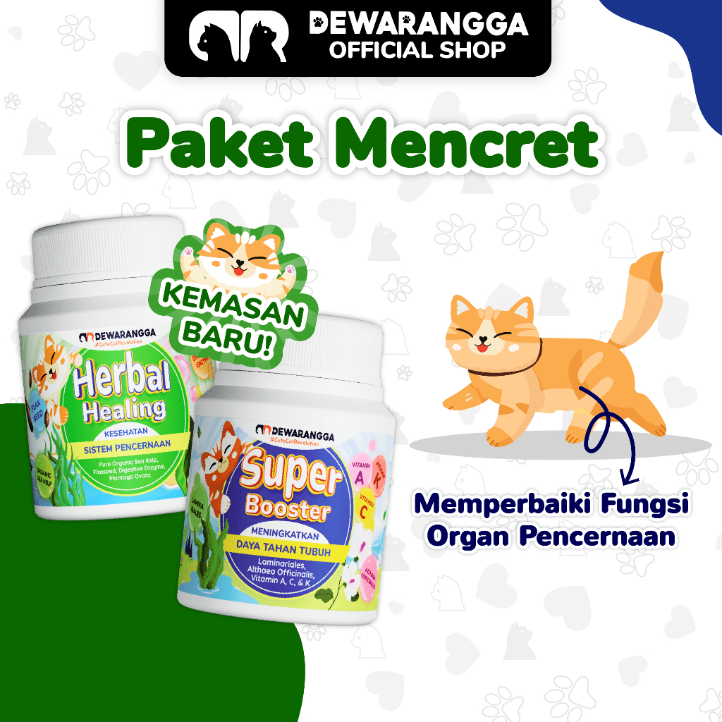 Jual Dewarangga Paket Vitamin Kucing DIARE & MENCRET untuk Mengatasi ...