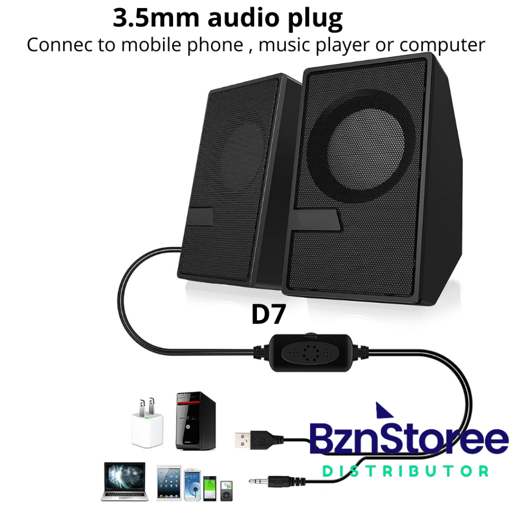 Jual Speaker Aktif Multimedia K-One D7 / Speaker multimedia /Speaker ...