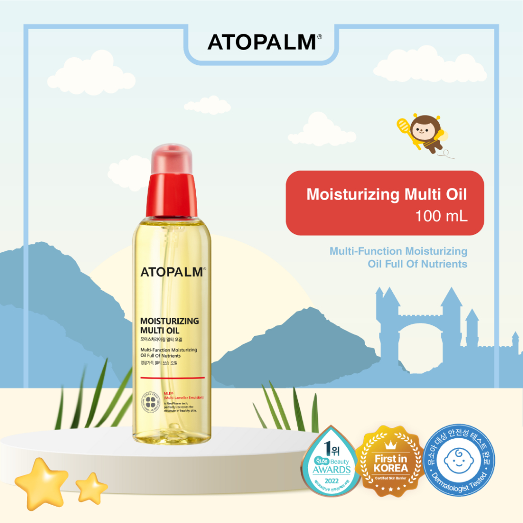 Jual ATOPALM Moisturizing Multi Oil 100ml - Minyak Untuk Melembapkan Kulit Bayi | Shopee Indonesia