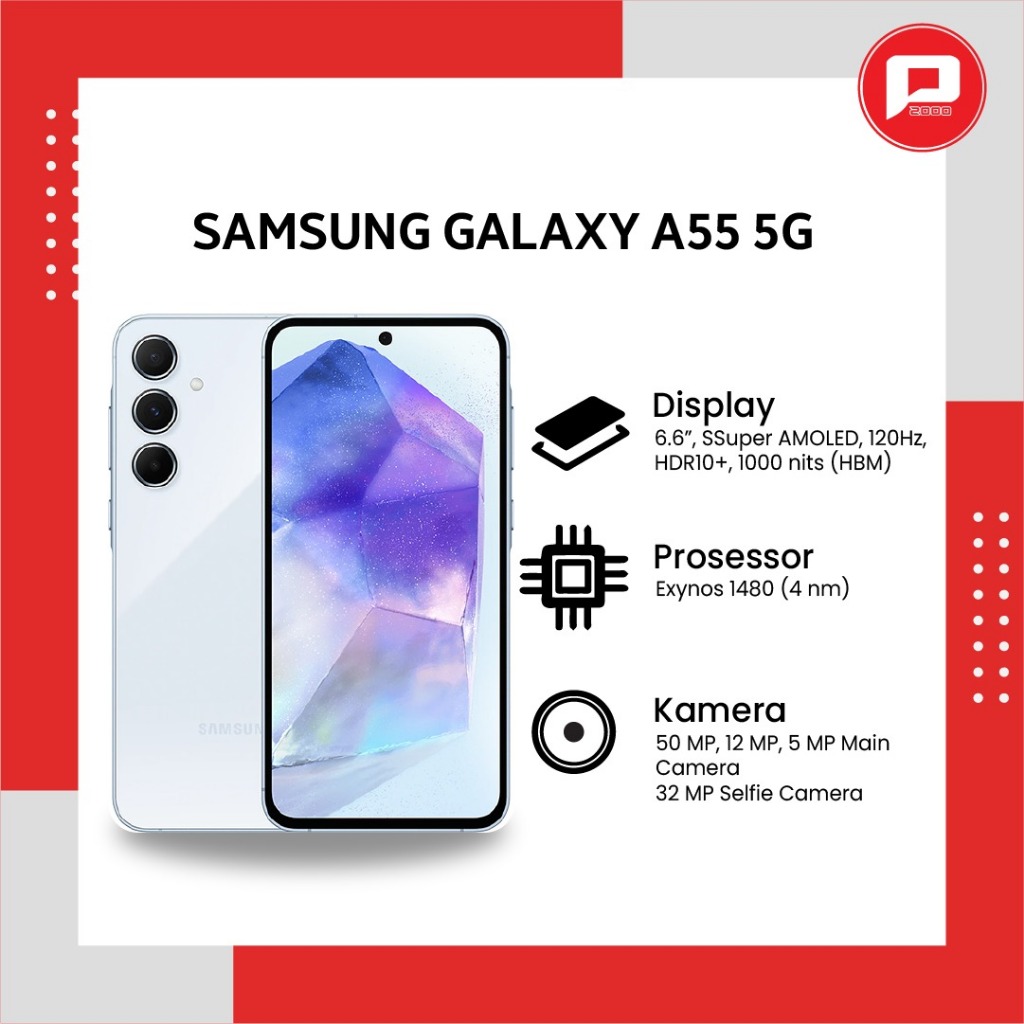 Jual Samsung Galaxy A55 5G (A556) - Garansi Resmi | Shopee Indonesia