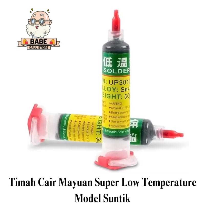 Jual TIMAH CAIR MAYUAN SUPER LOW TEMPERATUR MODEL SUNTIK TIMAH PASTA ...