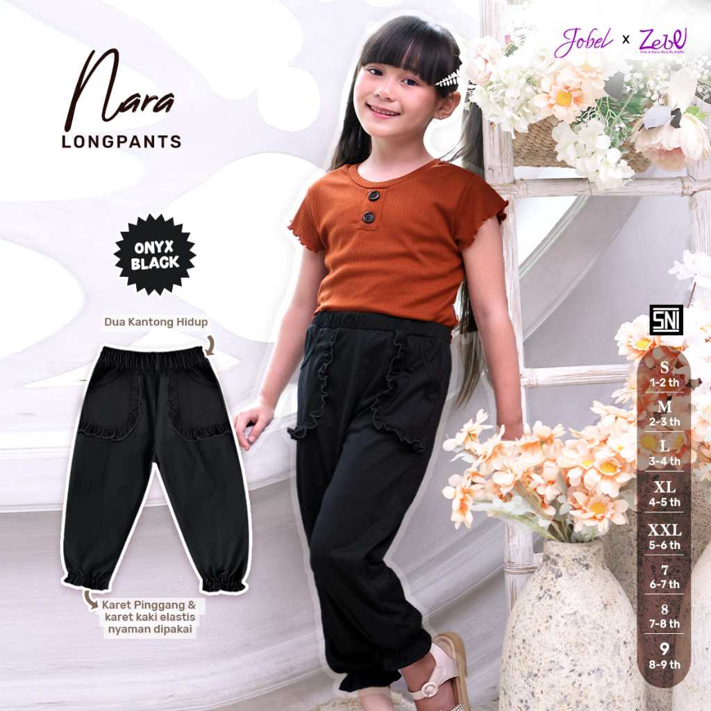 Jual Jobel x Zebe Nara Longpants (1-9 tahun) By Kazel (1pcs) | Shopee Indonesia