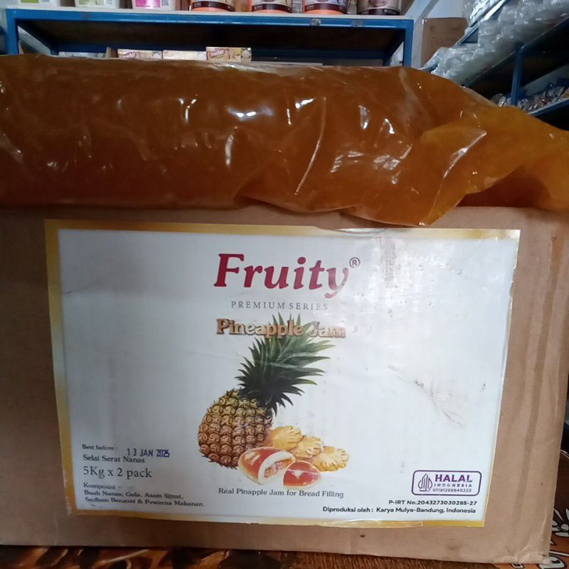 Jual SELAI NANAS REPACK 1KG Fruity jam | Shopee Indonesia