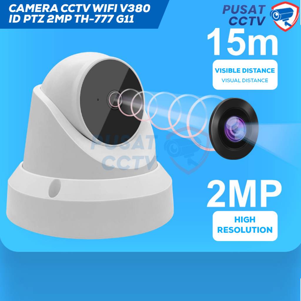 Jual CCTV WIFI CAMERA INDOOR DOME APLIKASI V380 2MP | Shopee Indonesia