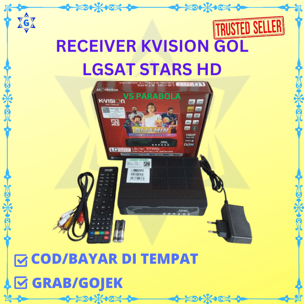 Jual LGSAT RECEIVER PARABOLA STARS LG-101 | Shopee Indonesia
