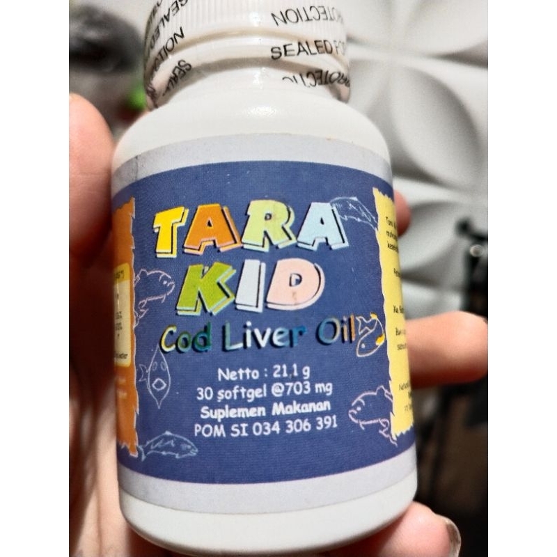 Jual Tara Kid Cod Liver oil exp sept 2024 isi 30 softgel | Shopee Indonesia