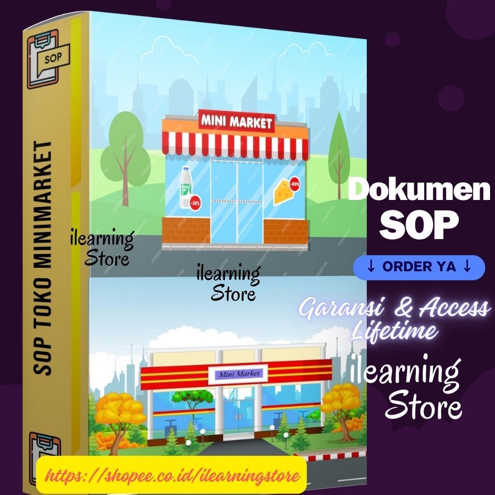 Jual [SOP 43] TOKO MINIMARKET + Flowchart + Standard/Working ...