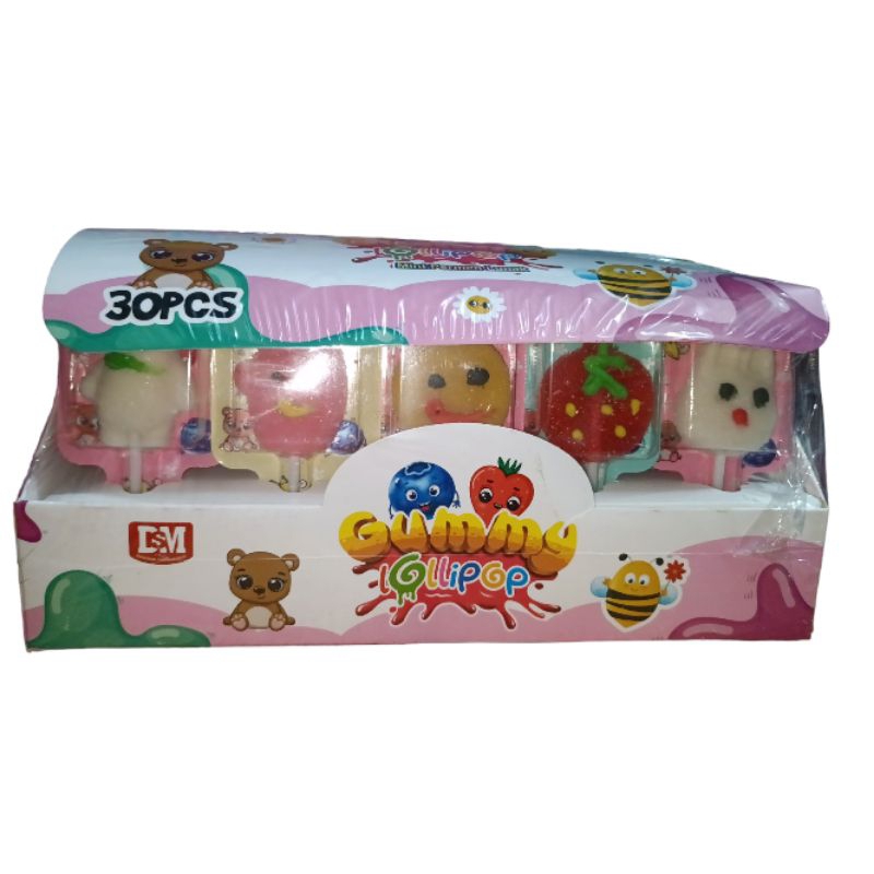 Jual Permen Gummy Lolipop / Karakter isi 30 Pcs | Shopee Indonesia