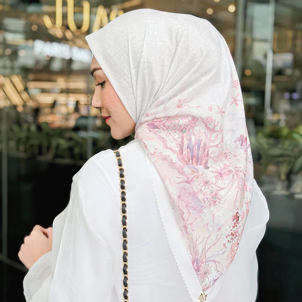 Jual Mahadewi Scarves - Aleena Scarf - Segi Empat Voal - Hijab Motif ...