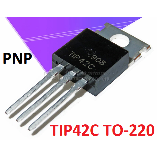 Jual TRANSISTOR PNP TIP42 TIP 42 TIP 42C TIP42C POWER 6A 100V 65W TO220 | Shopee Indonesia