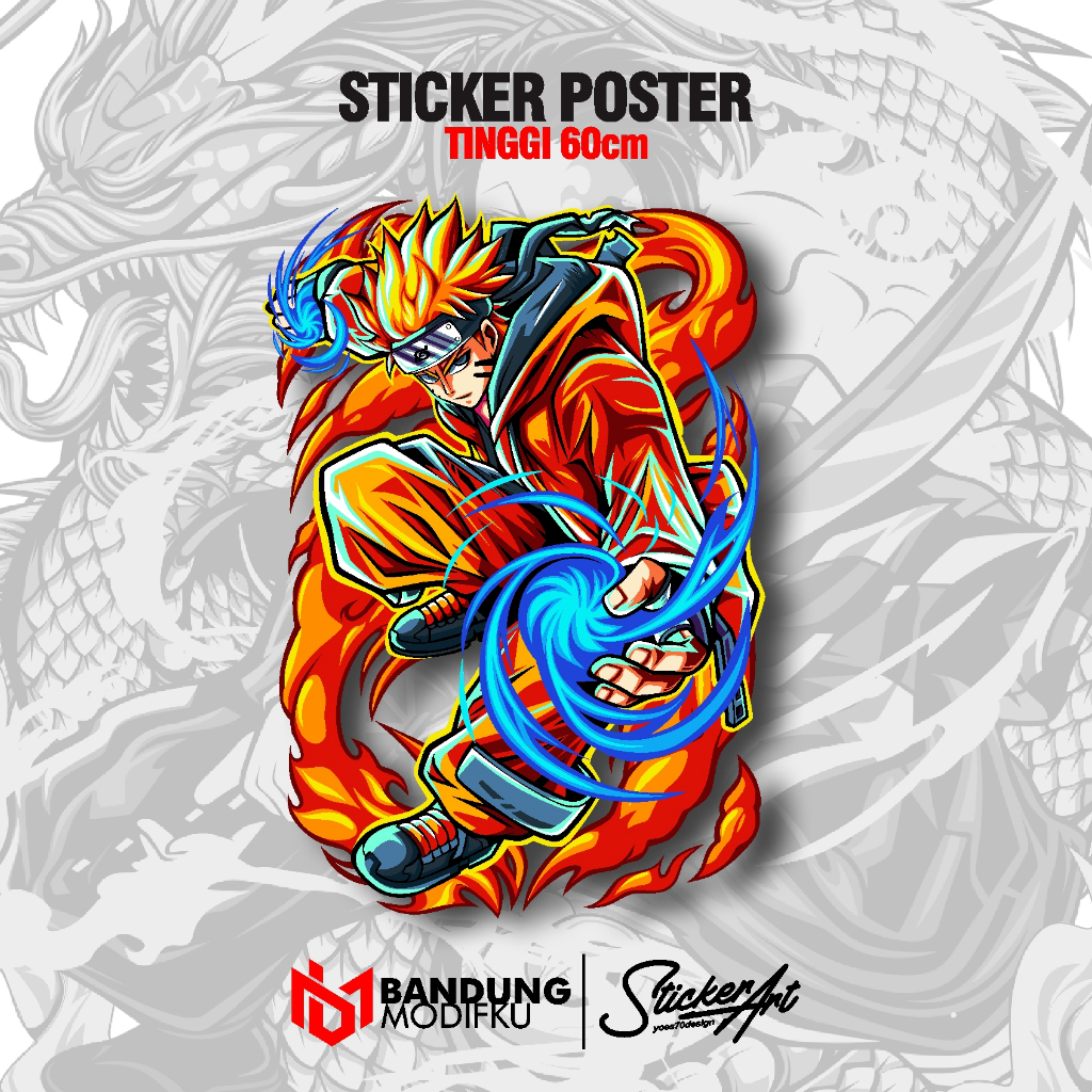 Jual STIKER POSTER 60cm / 003 / STICKER KACA / STICKER MOBIL / STICKER ...