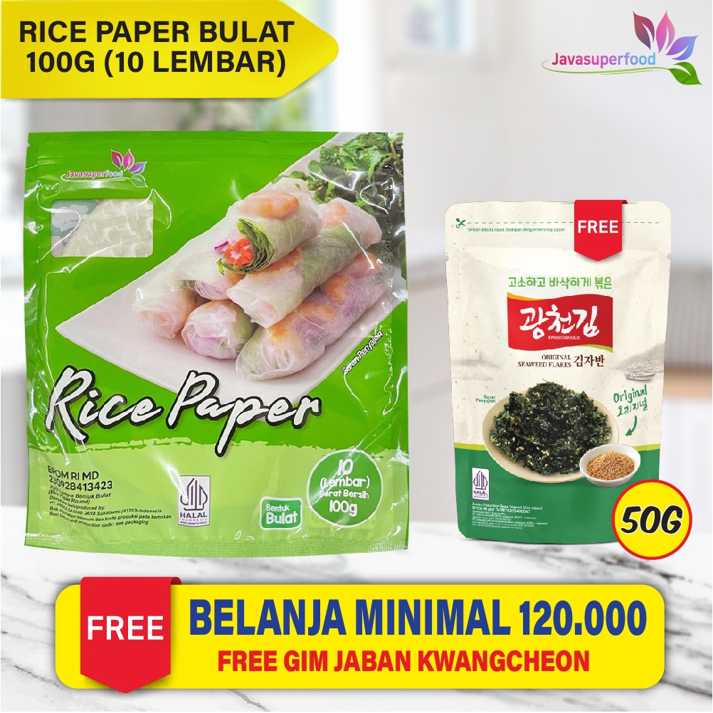 Jual [BELI 3 GRATIS 1] Rice Paper 100G / Banh Trang High Quality Rice Paper / Kulit Lumpia ...