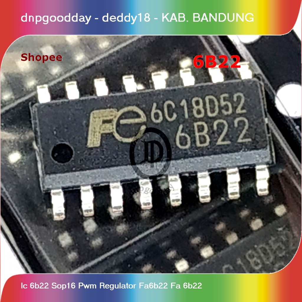 Jual ic 6b22 sop16 pwm regulator fa6b22 fa 6b22 | Shopee Indonesia