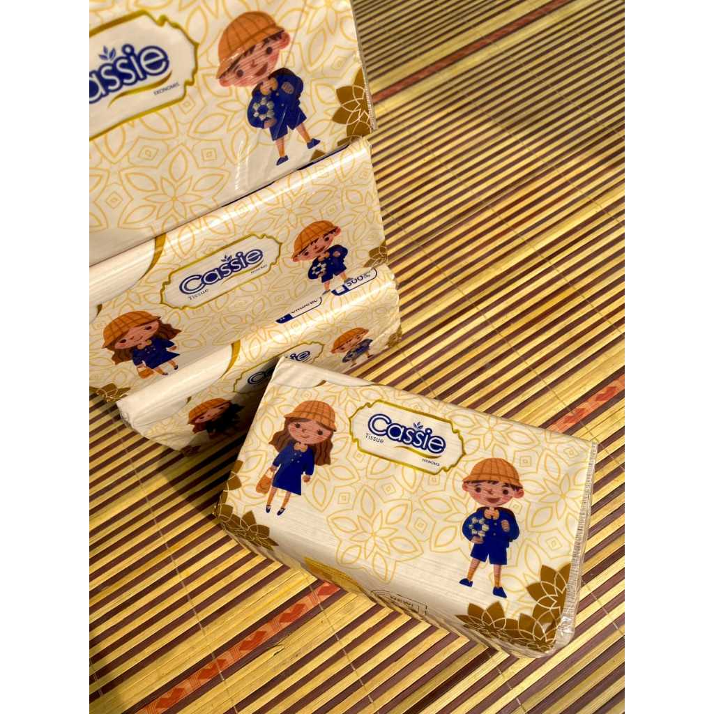 Jual PAKET 4PCS TISSUE CASSIE BROWN BANTAL UP TO 500 SHEETS / 2PLY ...