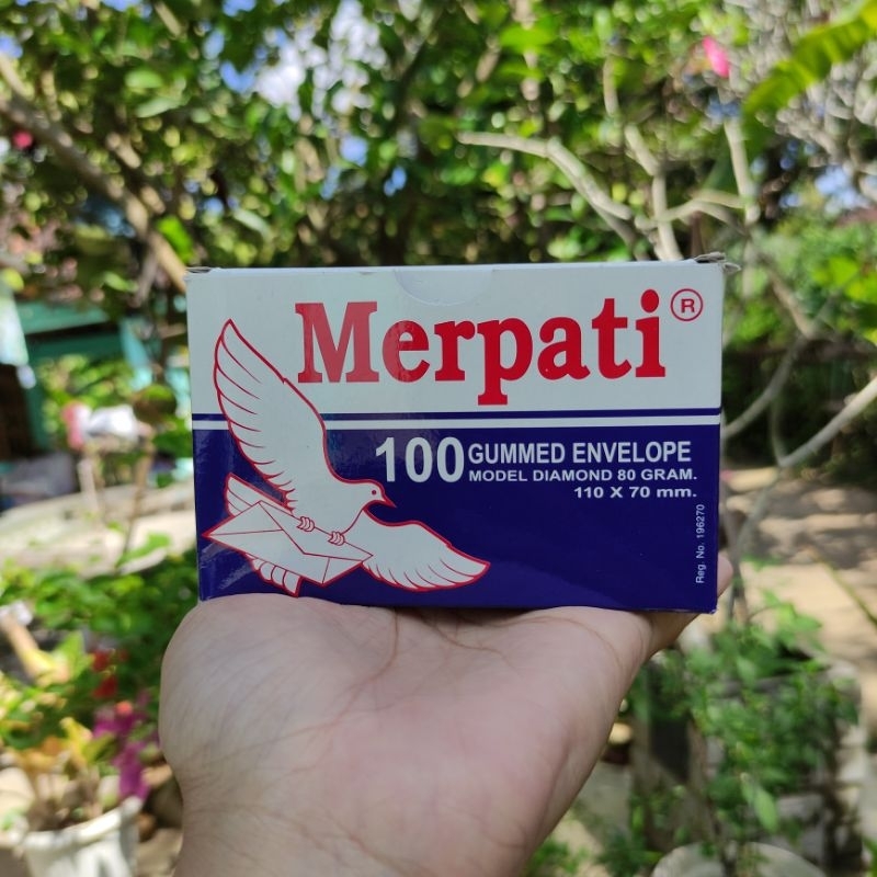 Jual Amplop Kecil Biru Merpati Ukuran 110 X 70 mm | Visit 80G | Isi 100 ...