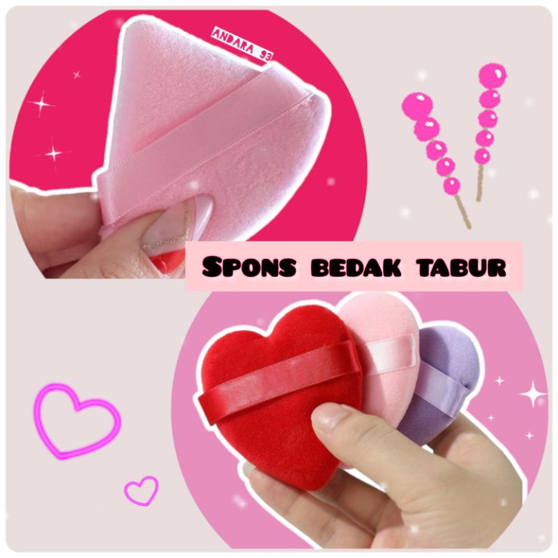 Jual SPONS PIZZA SPONS BEDAK PUFF SPON BEDAK TABUR BENTUK LOVE | Shopee ...